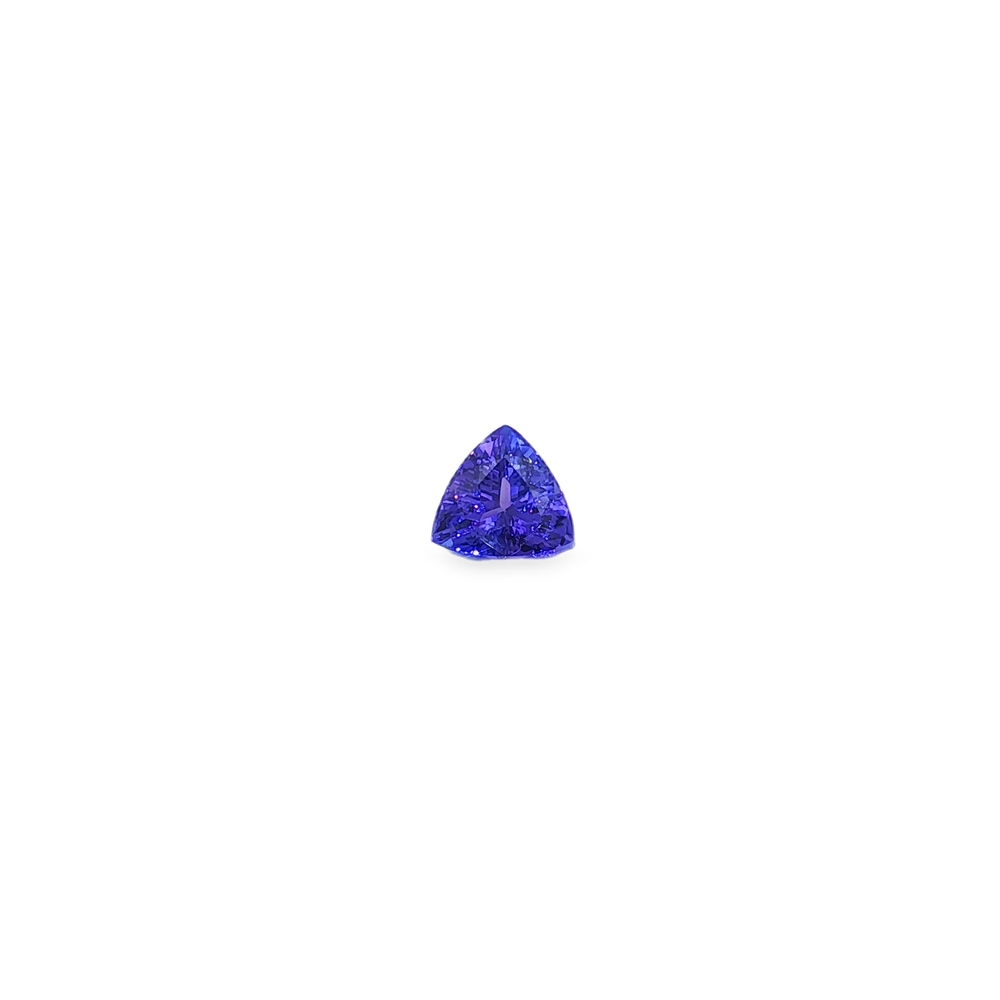 1.57 carats Trilliant shaped Tanzanite Moderate bV / Violet polished ...
